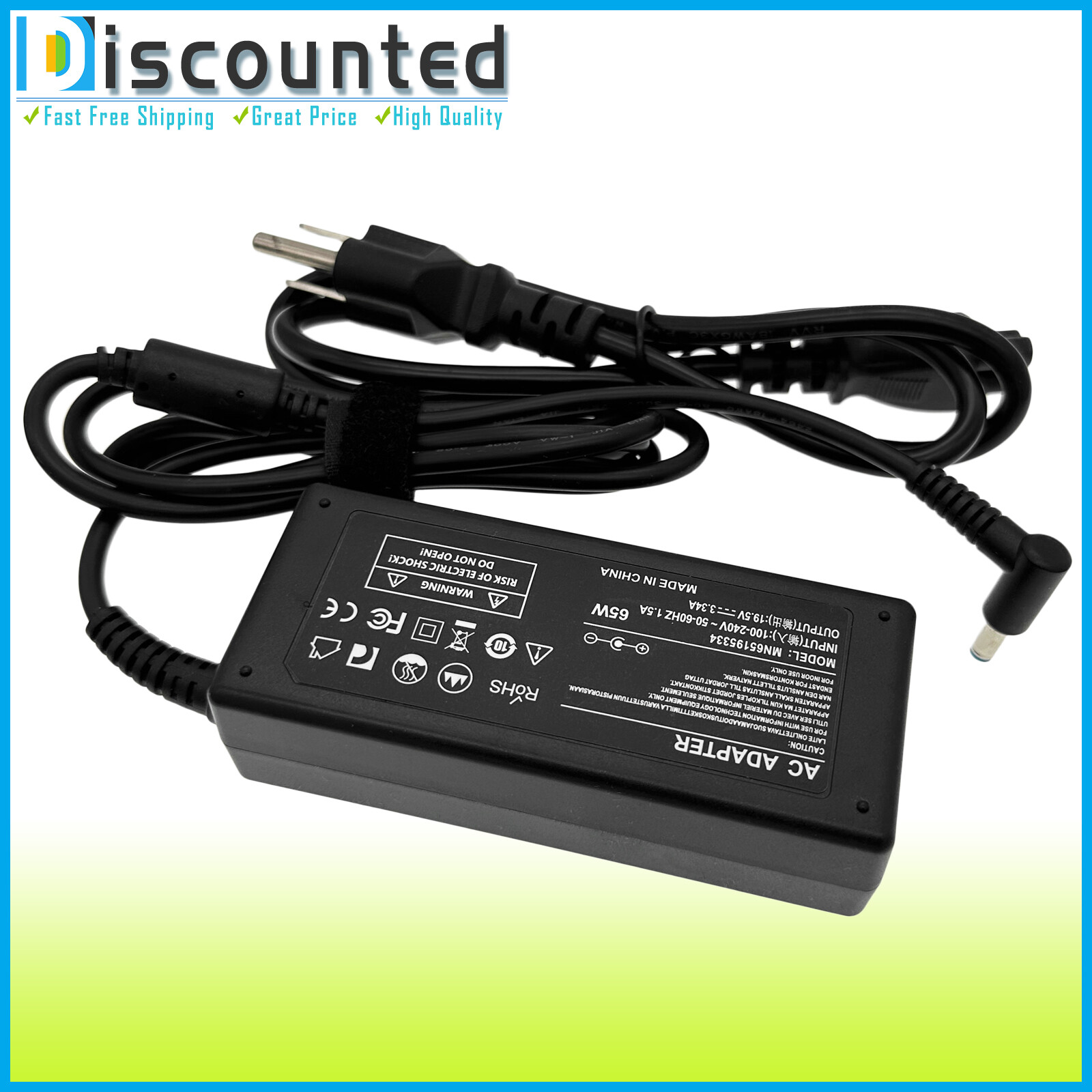 65W AC Adapter For Dell OptiPlex 3080 D14U002 Micro Desktop Power ...