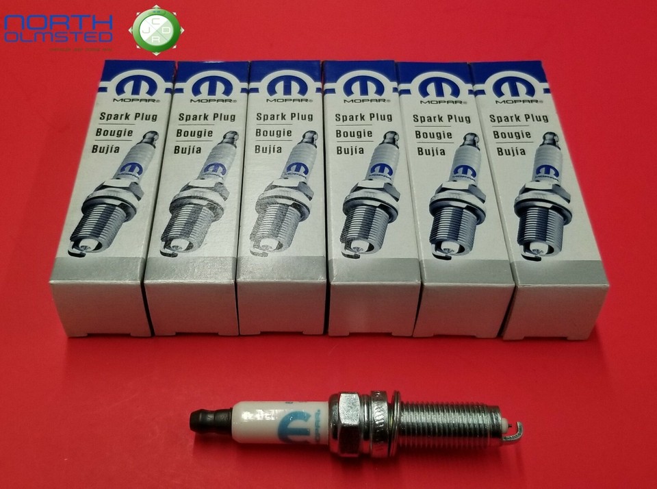 2011-2021 Crysler Jeep Dodge Ram Set of 6 Mopar Iridium Spark Plugs ...