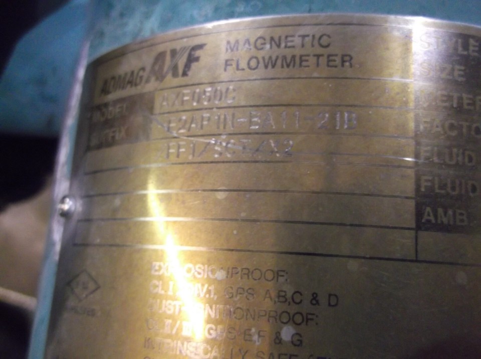 YOKOGAWA AXF050C-E2AP1N-BA11-21B/FF1/SCT/X2 MAGNETIC FLOWMETER (675) | eBay