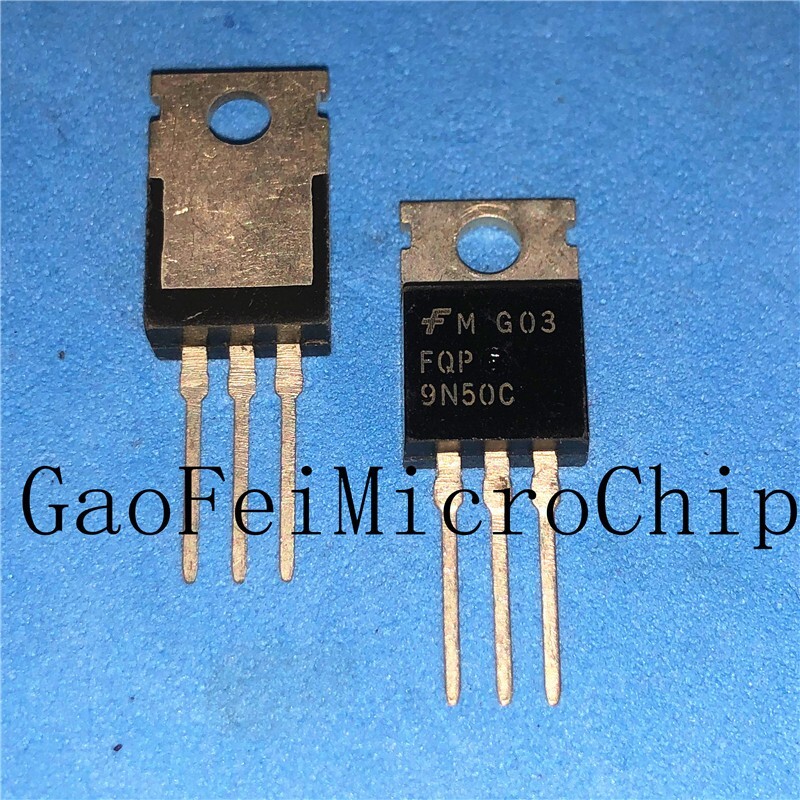10PCS FQP9N50C FQP9N50 FQP-9N50C 9N50C 9N50 9A 500V TO-220 Transistor ...
