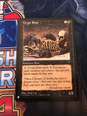 crypt rats carte neuve anglaise 1996 | eBay