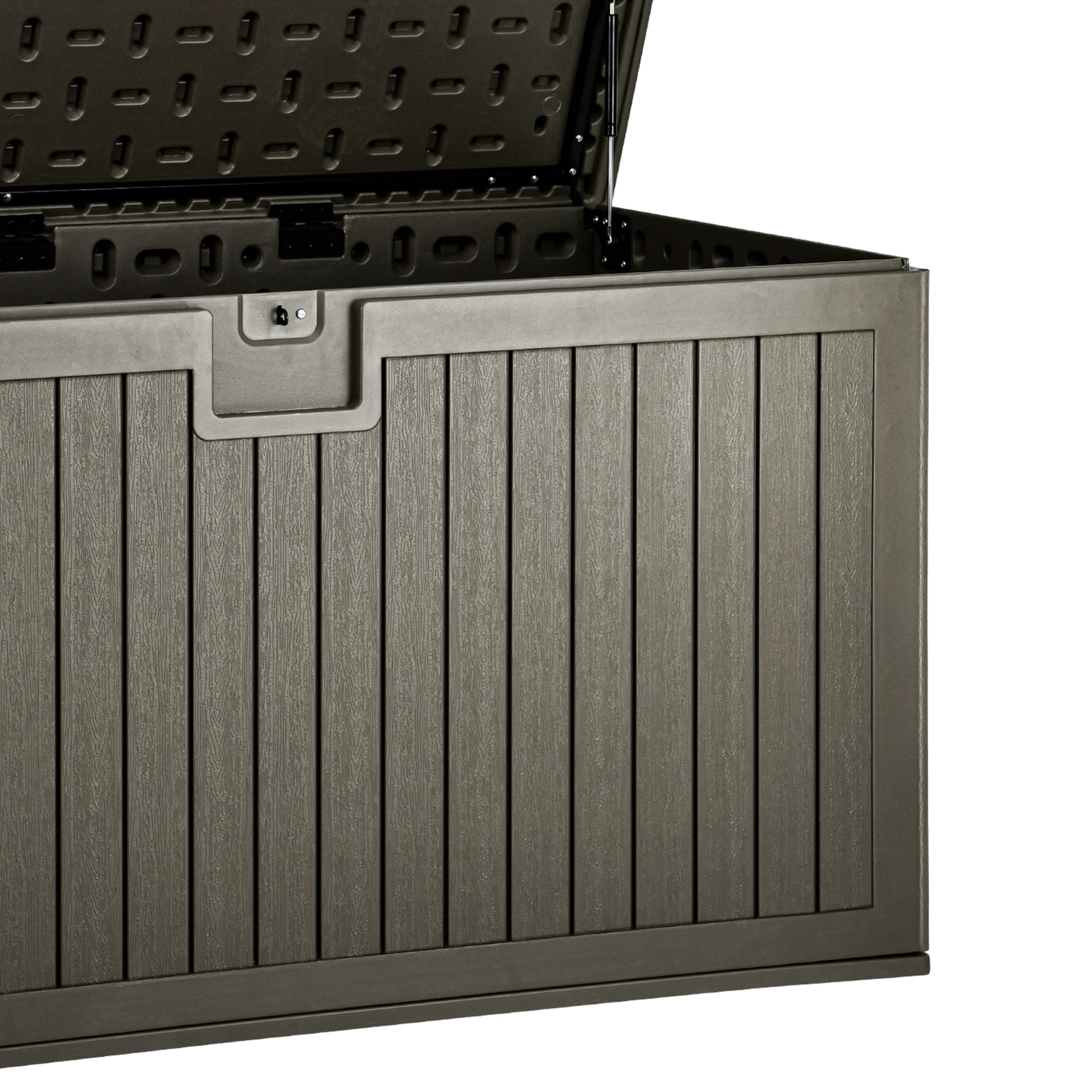 Extra-Large 230 Gallon Outdoor Resin Storage Deck Patio Chest Box ...