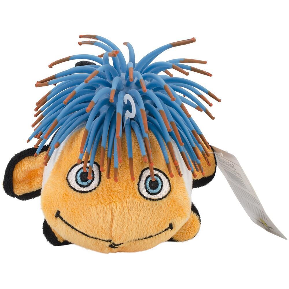 Zibbies Innovation Pet Toy Plush Clownfish Bubble Z Stretchy Silicone ...