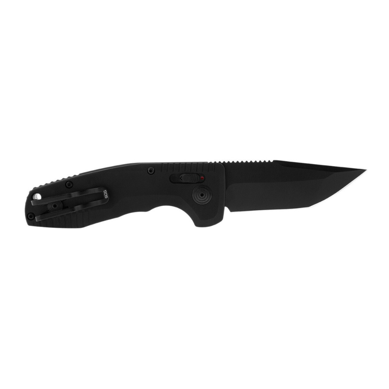 SOG TAC AU Compact 2.94 In Tanto Straight Edge Cryo D2 Blade Folding ...