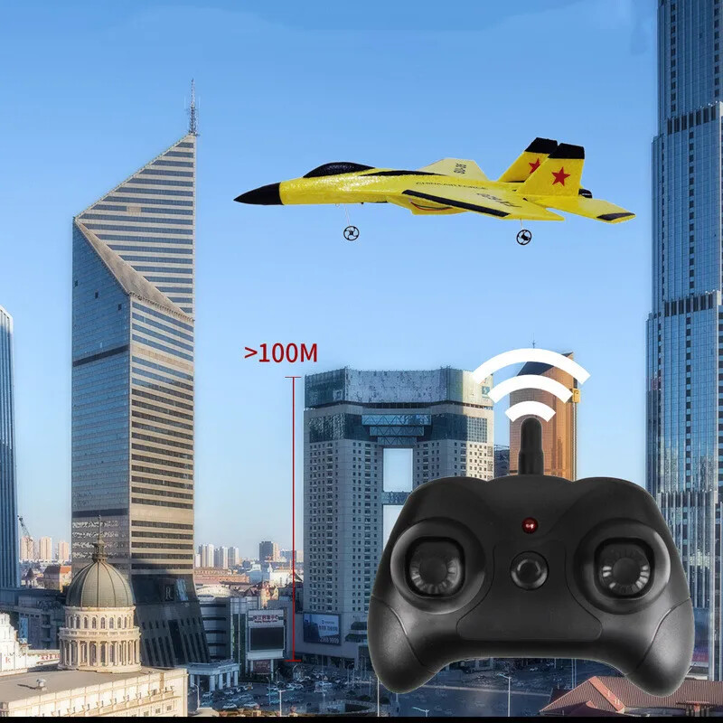 RC Plane SU35 2.4G with LED Lights Aircraft Remote Control Flying Model ...