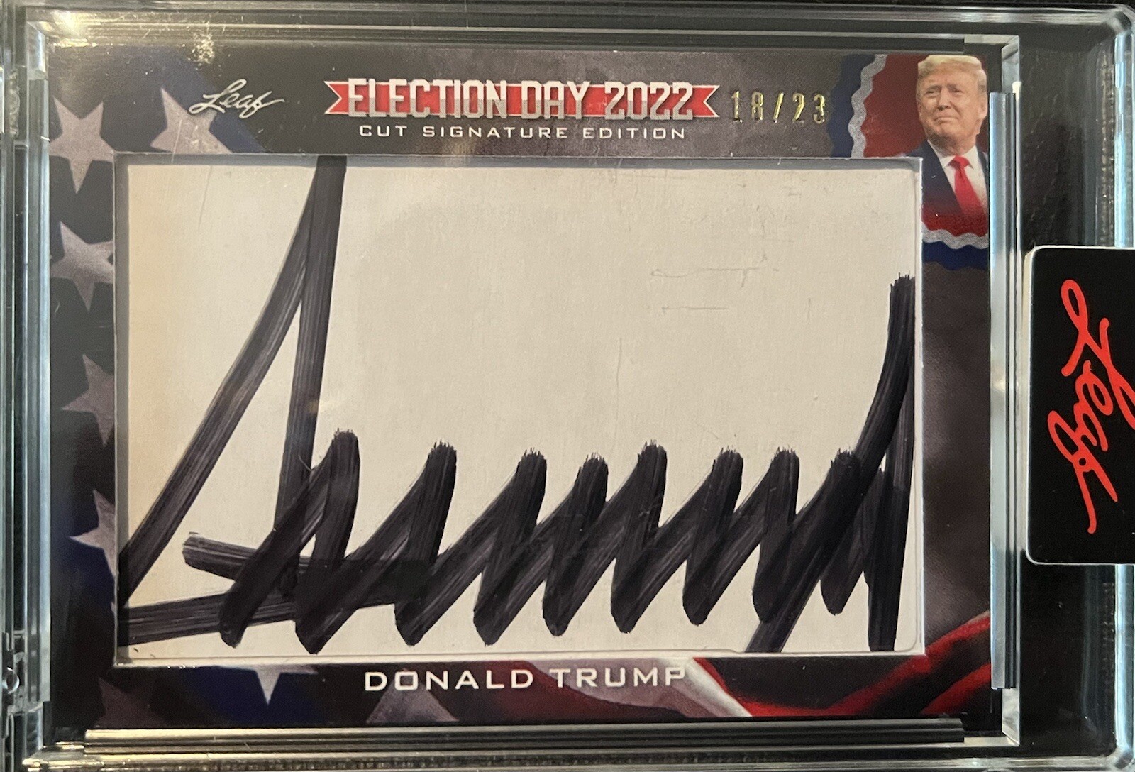 #18/23 Donald Trump (45/47 POTUS) Leaf 2022 Presidential Election ...