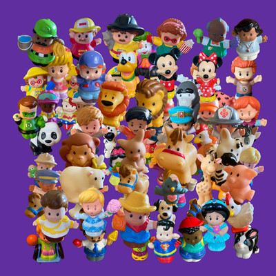 Lot/75+ Fisher Price Little People Characters Animals Disney Talkers ...