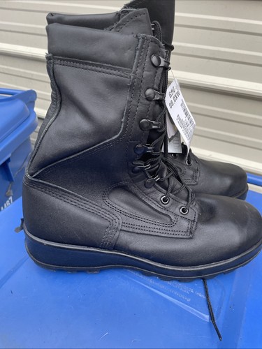 Men's Belleville GPB Steel Toe VIBRAM Combat Boots Size 8XW Black ...