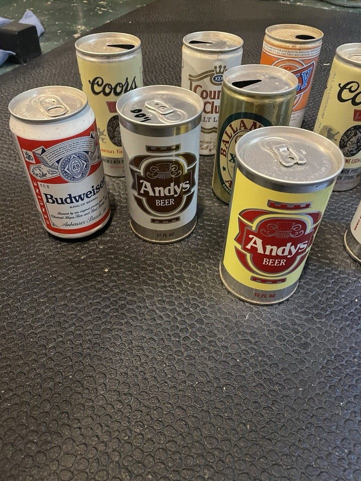 Rare Beer Can Collection! Lot Of 12 Vintage Beer Cans. Collectable Cans ...