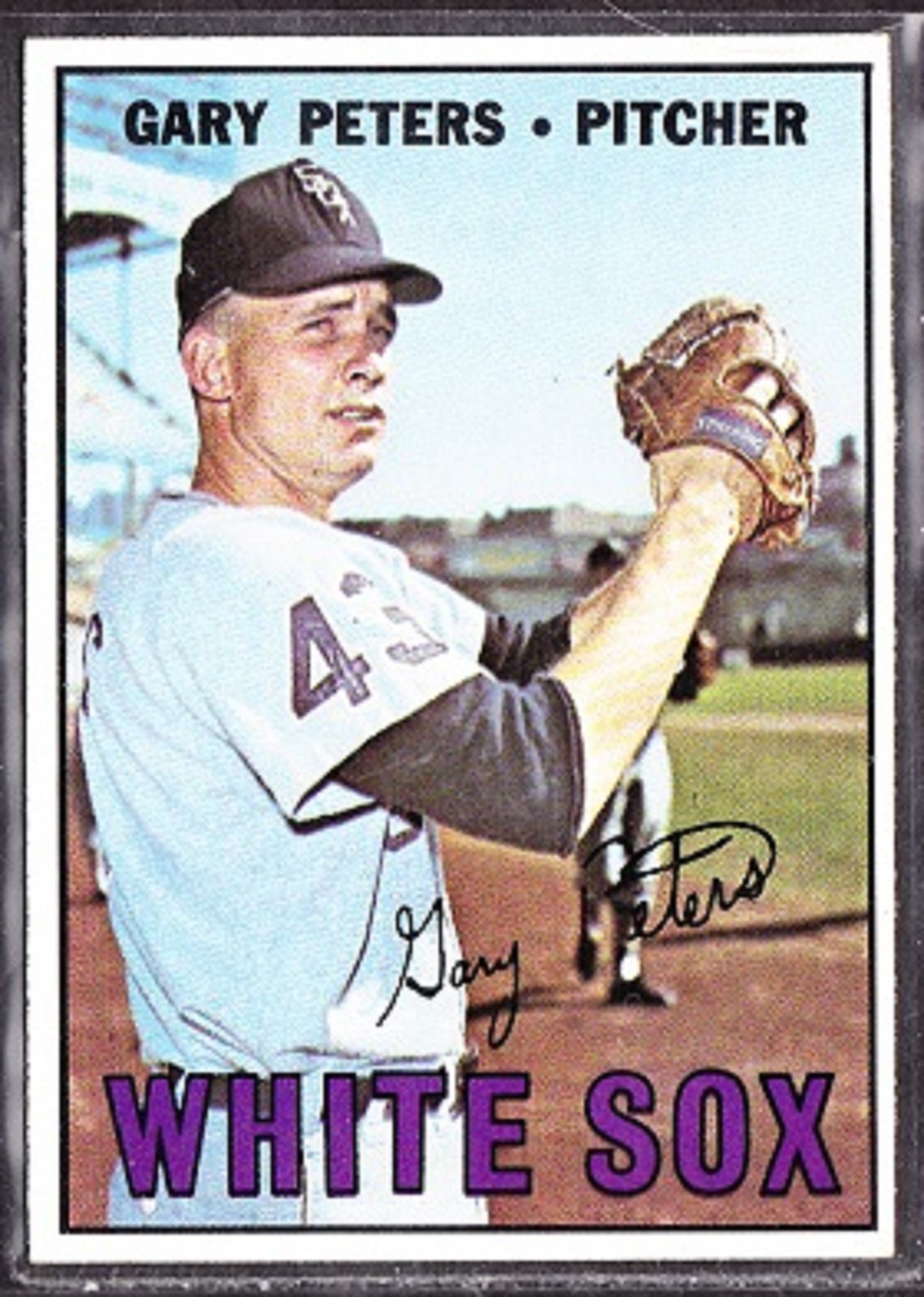 1967 TOPPS BASEBALL CARD #310 GARY PETERS CHICAGO WHITE SOX EX | eBay