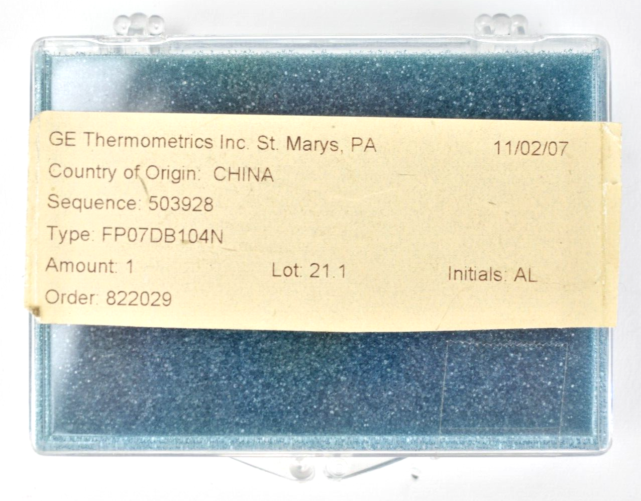 NEW GE Amphenol Thermometrics FP07DB154N Thermistor Temperature Sensor ...