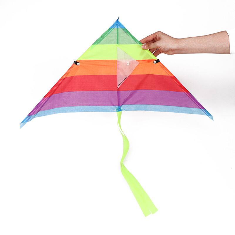 New Colorful Rainbow Kite Outdoor Kites Flying Toys Kite For Children ...