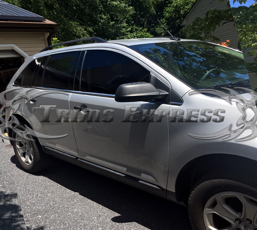 2007-2014 Ford Edge 8Pc Chrome Window Sill Trim Accent Stainless Steel ...