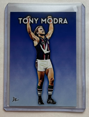 Tony Modra Limited Edition Artist Signed "Fremantle Dockers" Trading ...