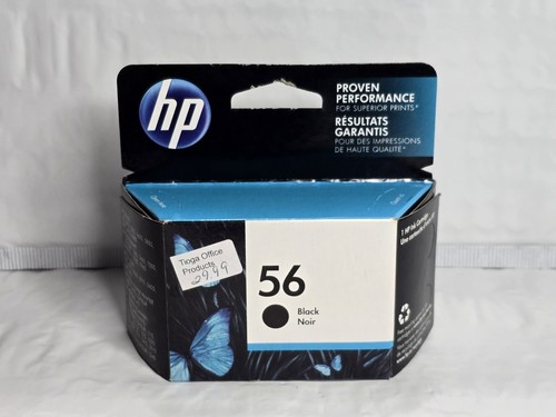 Genuine HP 56 Black Ink Cartridge OEM Exp 08/2017 New Sealed | eBay