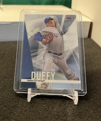 Danny Duffy 2017 Topps Finest card 121 Kansas City Royals high # short ...