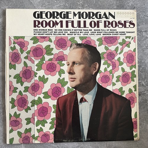 George Morgan, Room Full Of Roses, LP Good Condition, Columbia Records ...