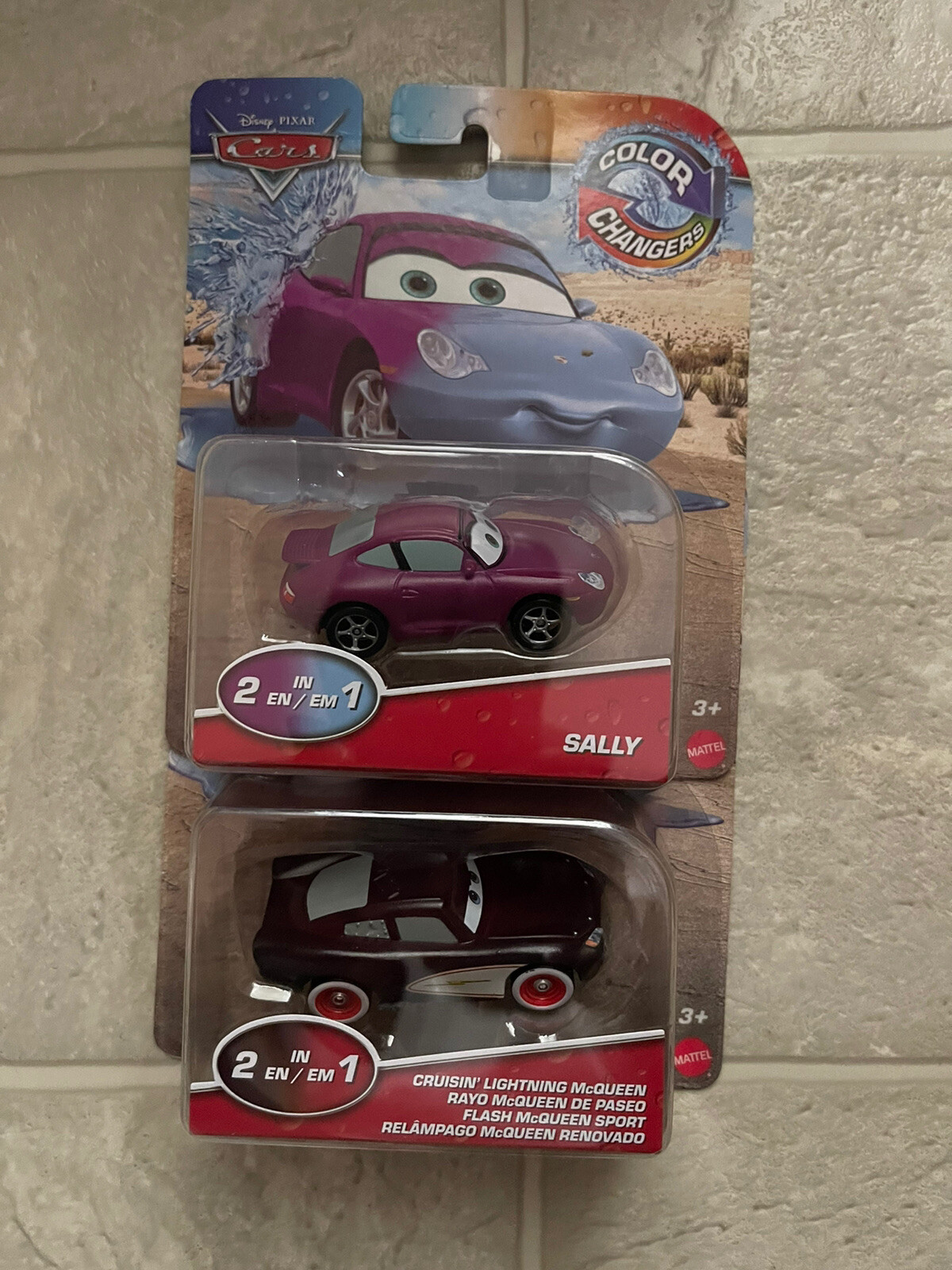 Disney Pixar Cars Color Changers Sally & Crusin Lightning Mcqueen Lot ...