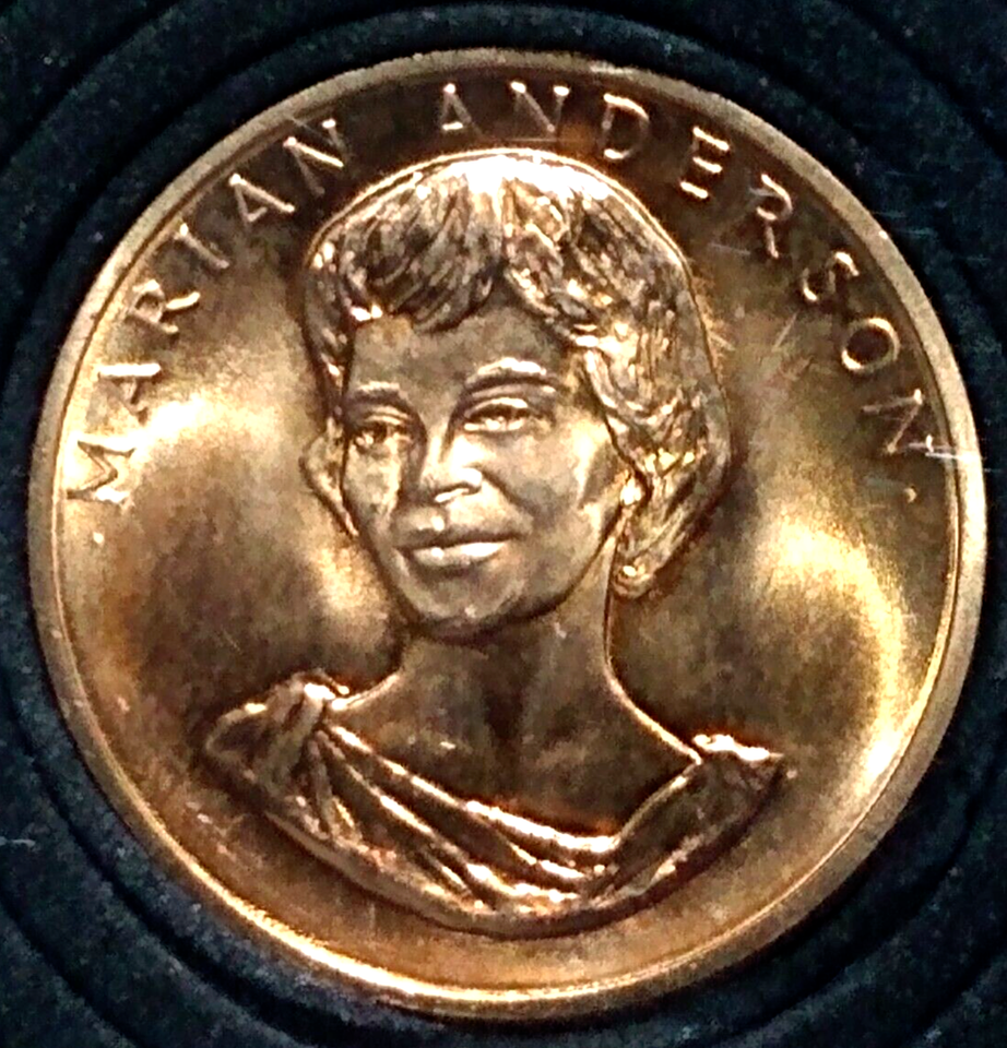 1980 U.S. Mint 1/2 Oz Gold Commemorative Arts Medal Marian Anderson ...