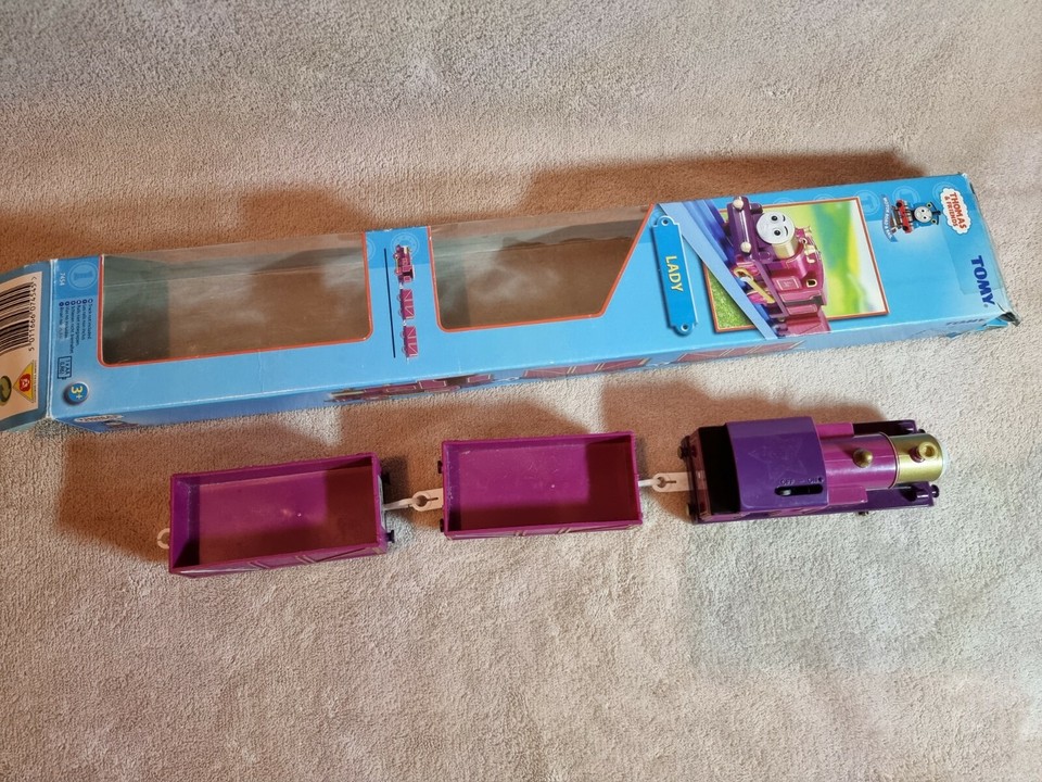 TOMY Trackmaster Thomas And Friends Boxed Lady With Trucks B72 | eBay UK