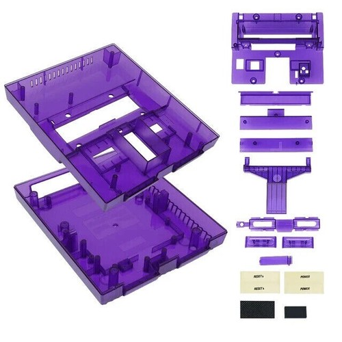 SNES Replacement Housing | DIY Shell Kit | Translucent Purple | eBay