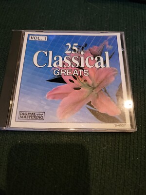 25 Classical Greats - Music CD - Schubert,Strauss,Beethoven,Dvora ...