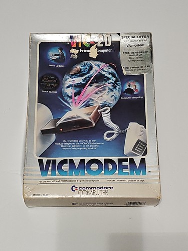 Commodore Vicmodem Model 1600 Telephone Interface Cartridge modem Hong ...