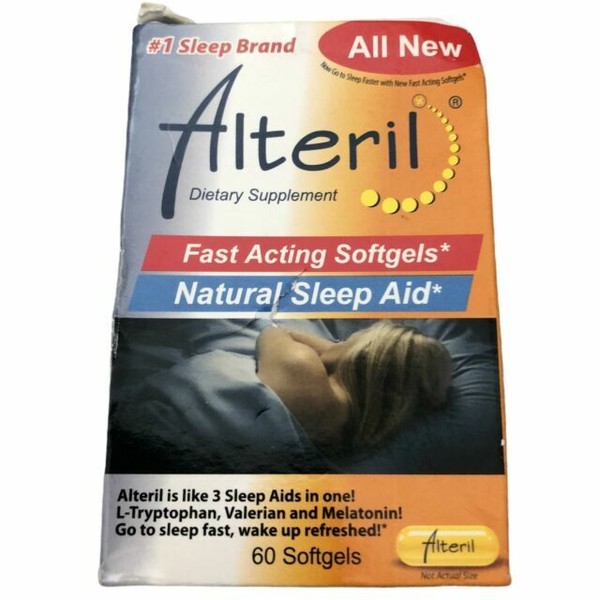 Alteril Natural Sleeping Aid Softgels - 60 Count for sale online | eBay