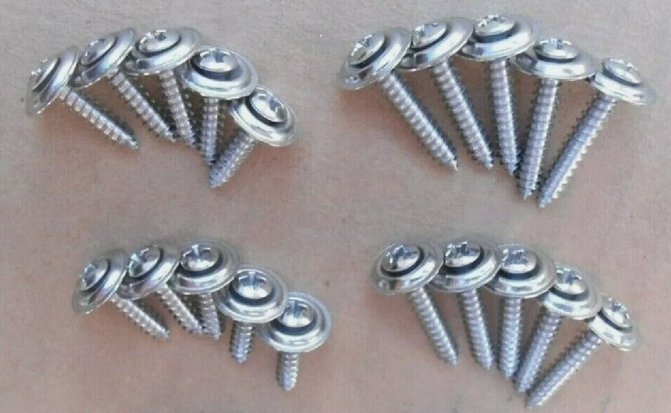 (40pcs) CHROME RESTORATION SCREW KIT! FOR CAMARO G-BODY GRAND NATIONAL ...