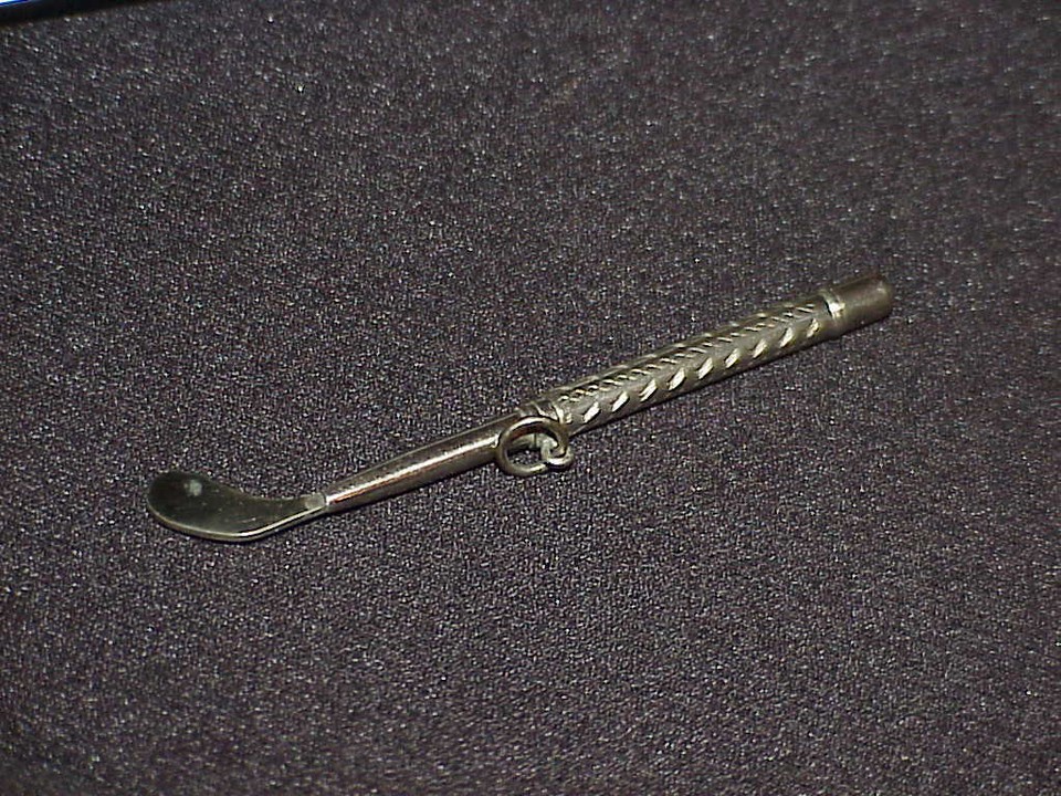 Vintage Fob Metal Golf Club Pipe Tobacco Tamper Rare Pipe Stem Cleaner ...