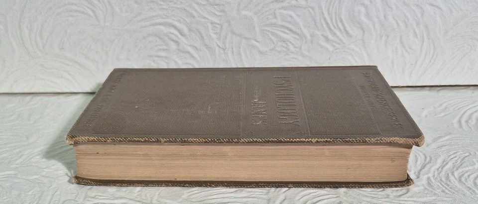 PSYCHOLOGY By William James 1900 American Science Series Henry Holt ...