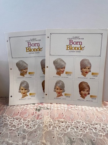 Vintage Clairol Hair Color Brochures Handouts Born Blonde Includes 2 ...