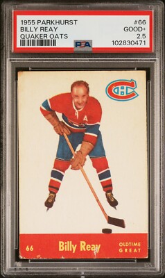1955 PARKHURST QUAKER OATS 66 BILLY REAY PSA 2.5 | eBay