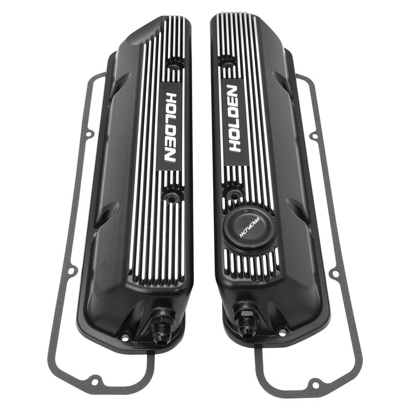 Proflow Alloy Valve Rocker Covers Suit Holden V8 VN VR VS VT 5 Litre ...