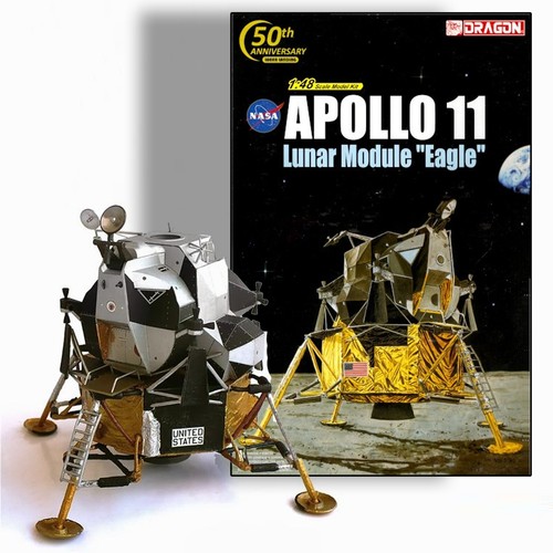 DRAGON 11008 1/48 APOLLO 11 LUNAR LANDING MODULE "EAGLE" MODEL KIT | eBay