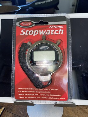 Athletic Works Stopwatch chrome New In Package | eBay