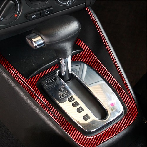Gear Shifter Panel Trim Carbon Fiber For VW Golf4 GTI Jetta MK4 1999 ...