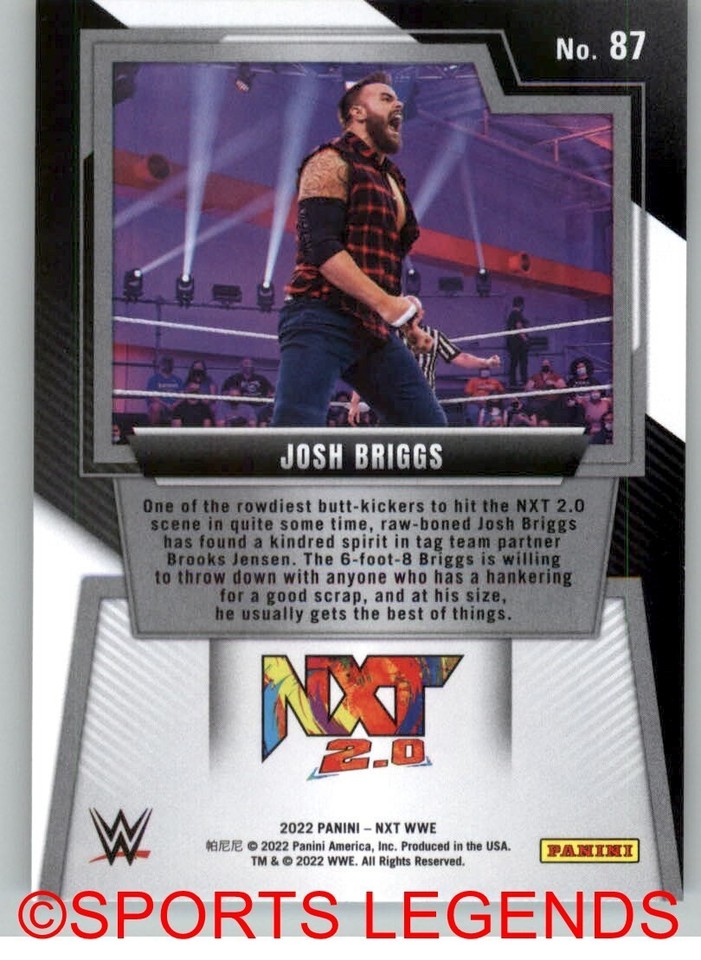 2022 WWE NXT #87 Josh Briggs | eBay