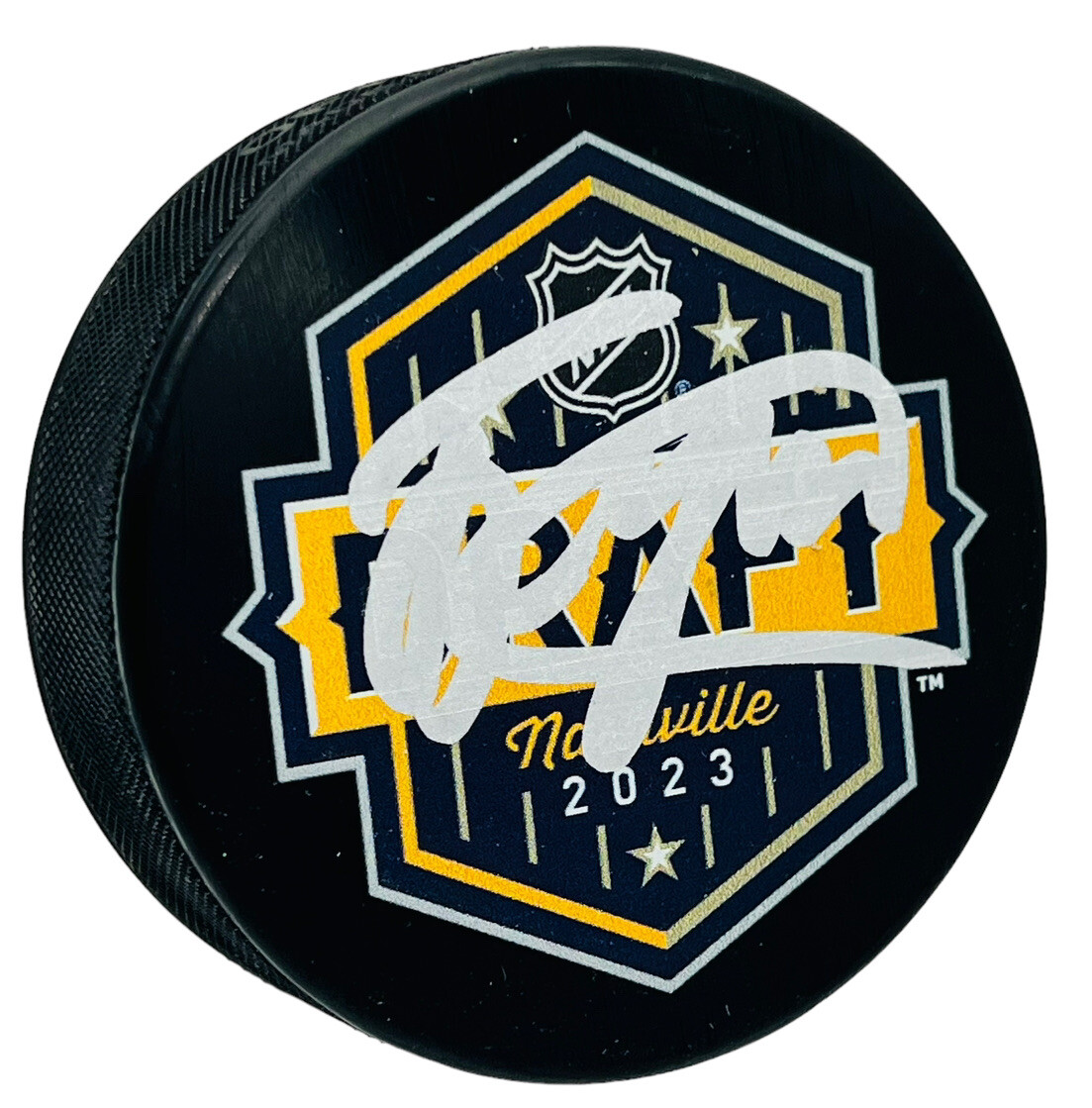 DANIIL BUT ARIZONA COYOTES SIGNED PUCK 2023 NHL DRAFT PUCK BECKETT COA ...