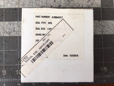 Orion Engineered Seals A10504A317 New (LZ07Y) | eBay