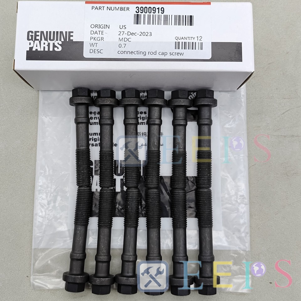 12X New Connecting Rod Bolts For Cummins Dodge 5.9L 89-02 3900919 | eBay