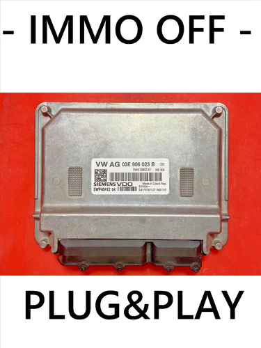 IMMO OFF/Plug&Play Fabia POLO 9N 1.2B ECU 03E906023B - 5WP40412 ...