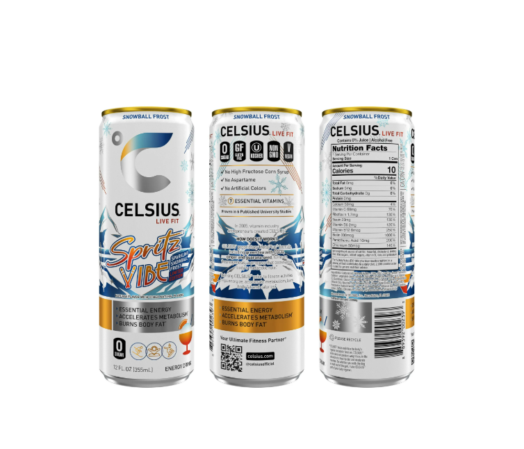 CELSIUS Sparkling Spritz Vibe, Functional Energy Drink 12 fl oz (pack of 12) | eBay