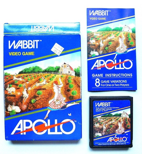 Wabbit Atari 2600 games CIB Rare & Excellent condition by Apollo | eBay