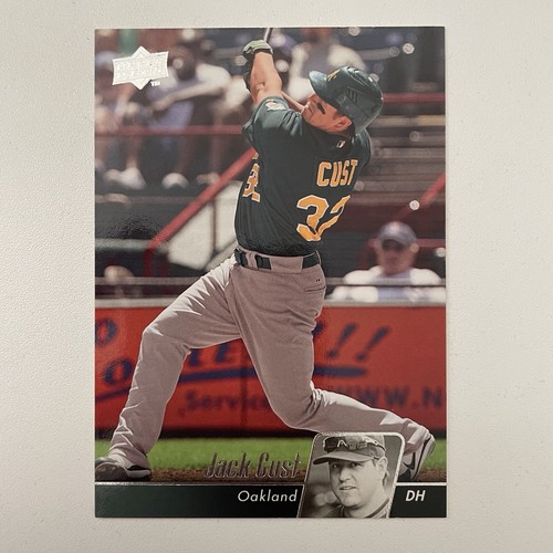 2010 Upper Deck Jack Cust #357 Baseball Card Oakland Athletics Lot Of ...
