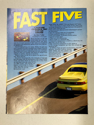 MISC452 Article Comparison Test 1991 Dodge Stealth R/T vs 4 Dec 1990 8 ...