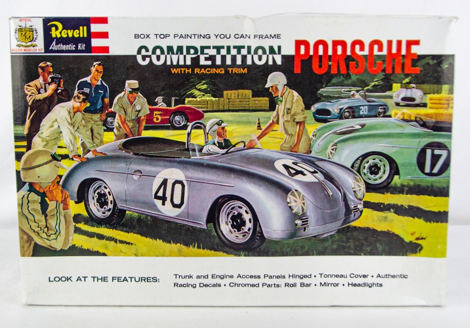 Vintage Revell 1:25 Scale Porsche Competition Model Car Building Kit H ...