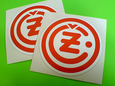 CZ Motorcycle Scooter Helmet Stickers Decals 2 off 100mm | eBay UK