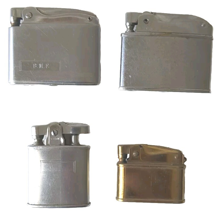 Three Sparking Vintage Lighters Ronson, Japan + Parts Lighter Zenith ...