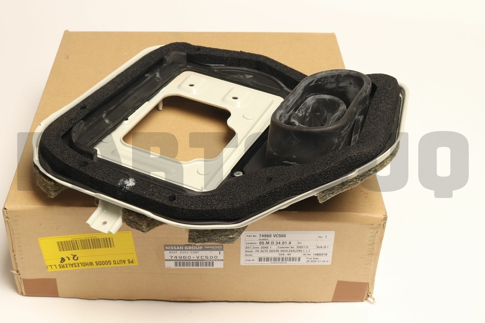 74960VC500 Genuine Nissan BOOT ASSY-CONTROL LEVER 74960-VC500 | eBay